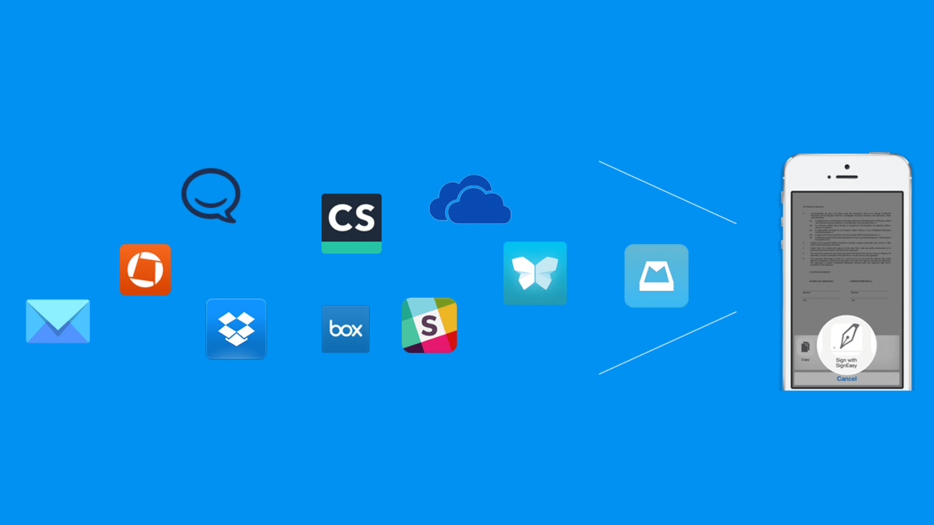 iOS Extension to Sign Paperwork From Any App | Signeasy